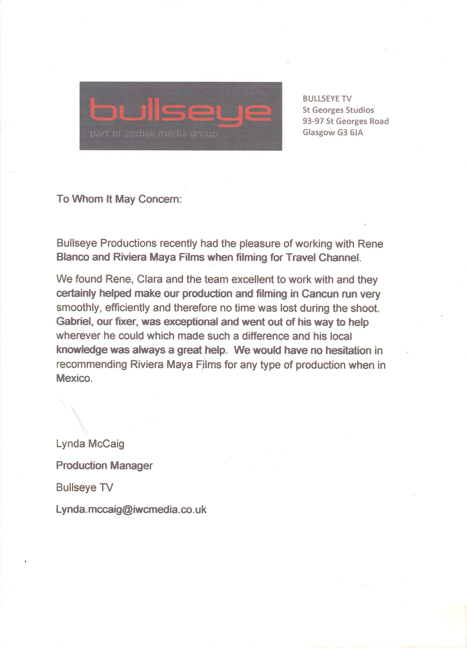 Rene Blanco Fixer – Slogan de René Blanco Fixer