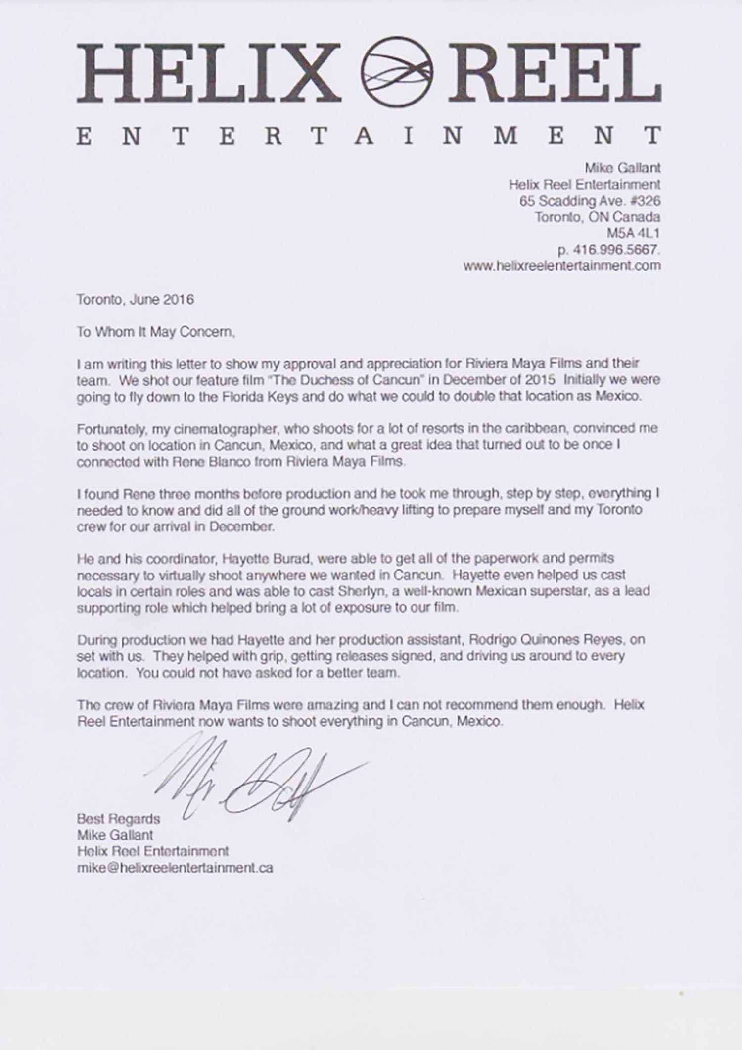 Rene Blanco Fixer – Slogan de René Blanco Fixer